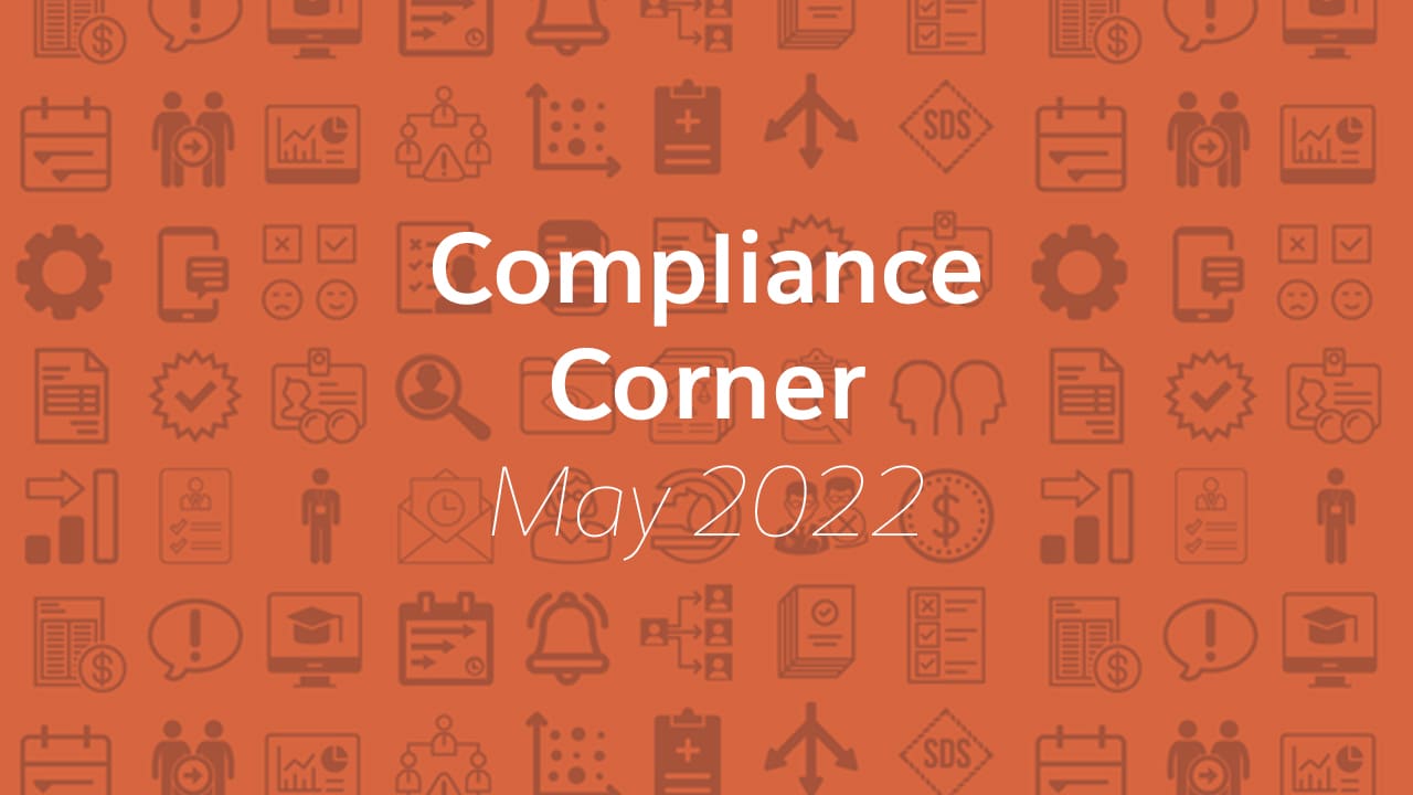 Compliance Corner May 2022 › Compliatric