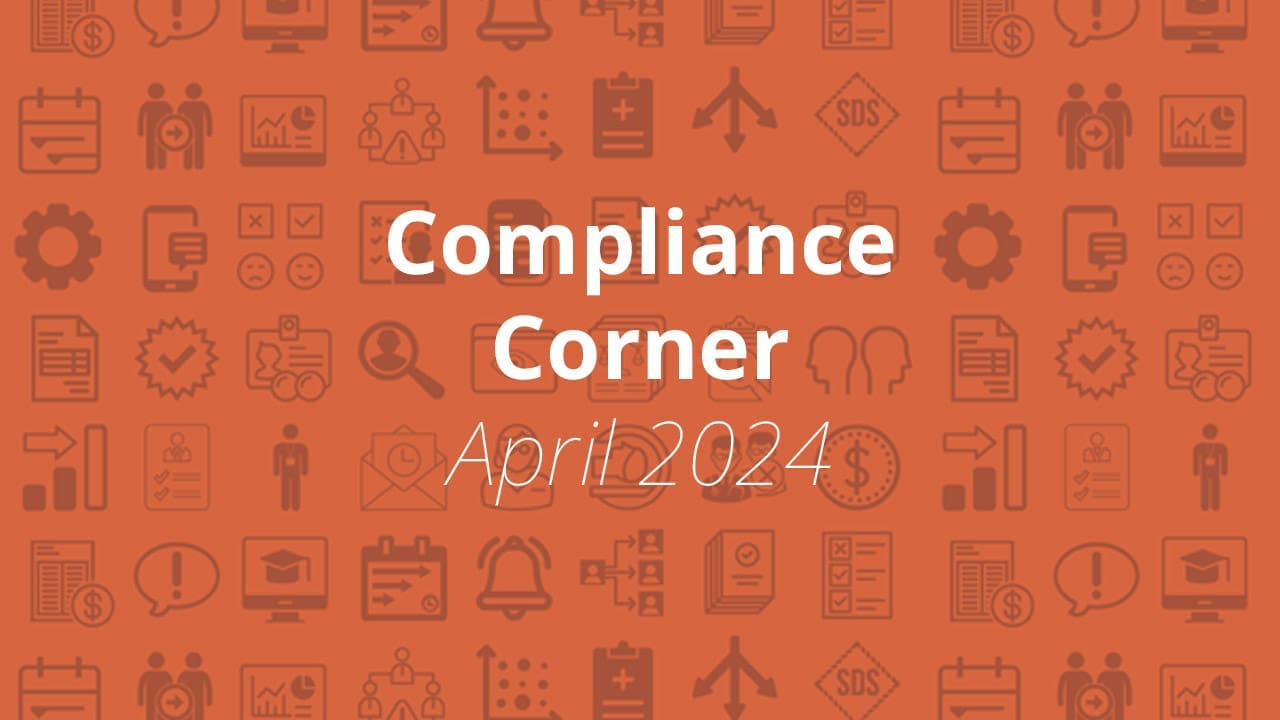 Compliance Corner April 2024 › Compliatric
