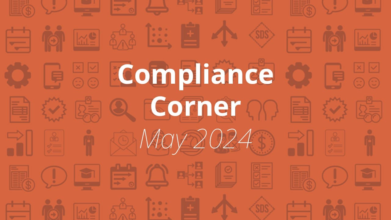 Compliance Corner May 2024 › Compliatric