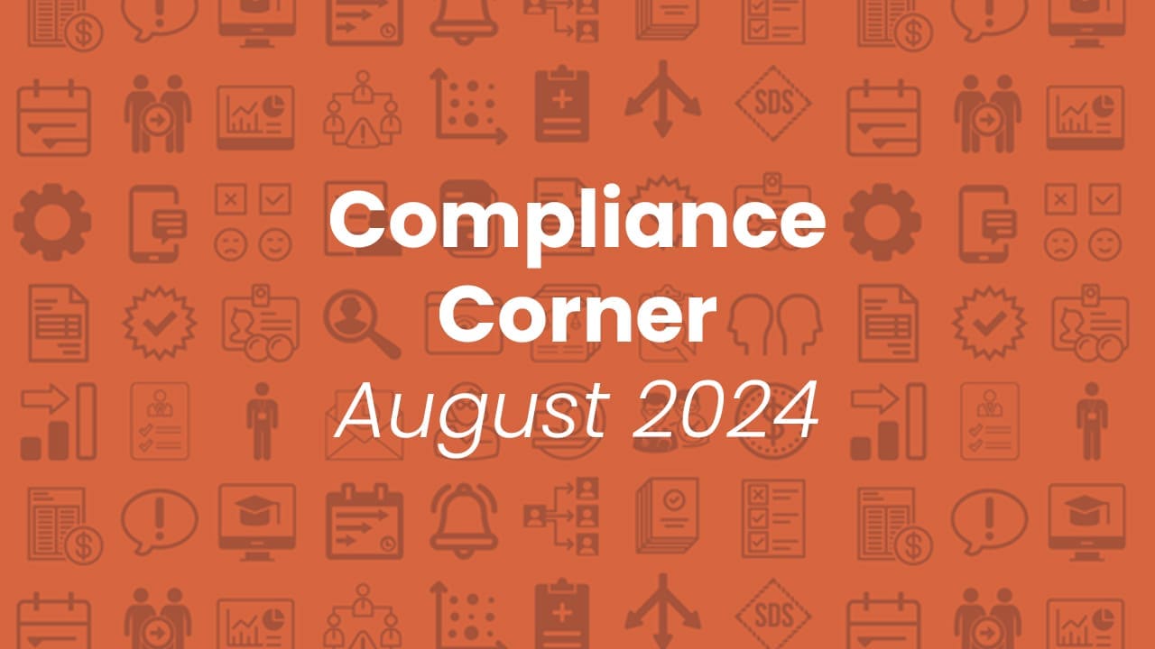Compliance Corner August 2024 › Compliatric