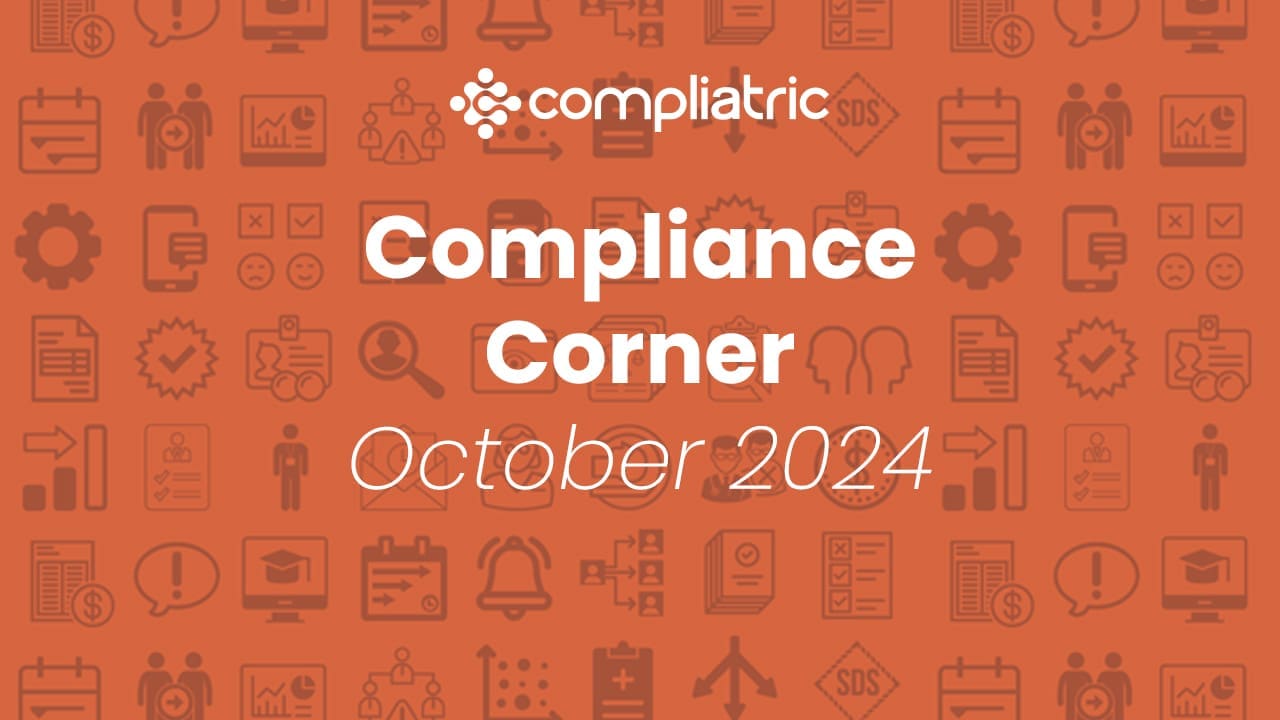 Compliance Corner November 2024 › Compliatric